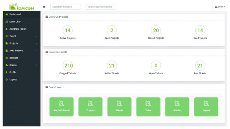 Idaksh Support Help Desk Software - Ticket Management